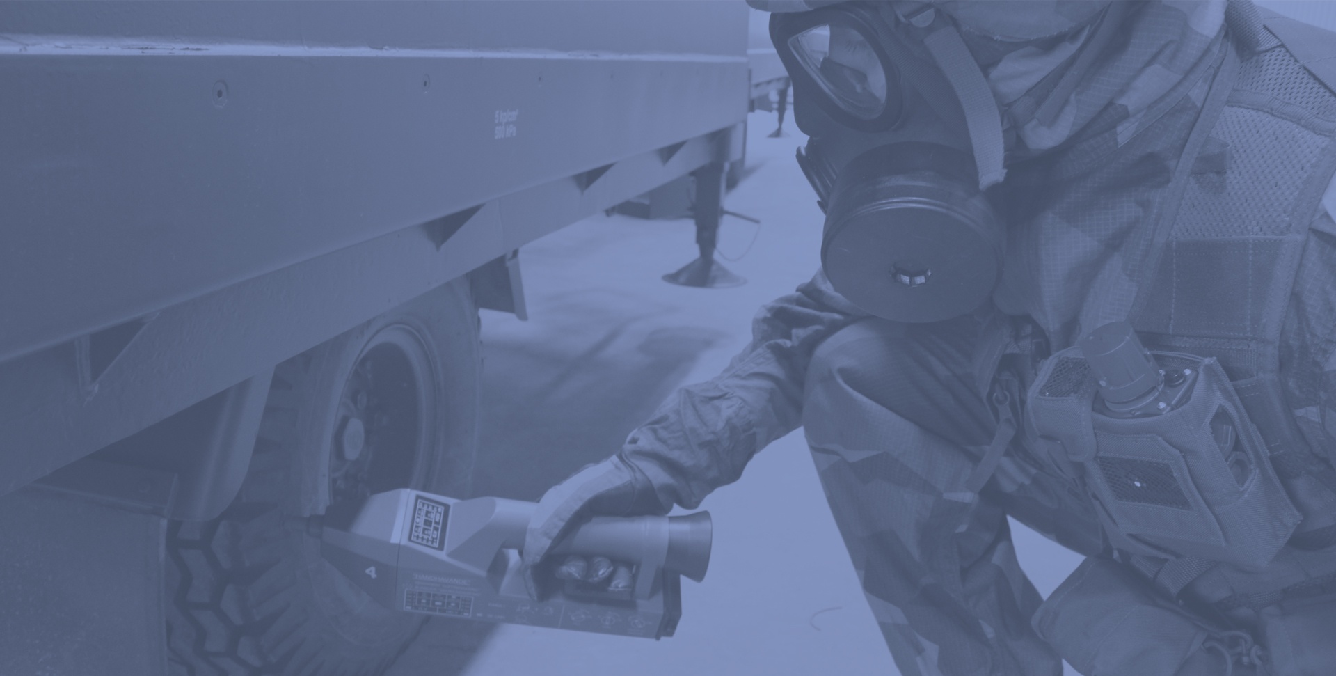 SAAB CBRN Live Training system